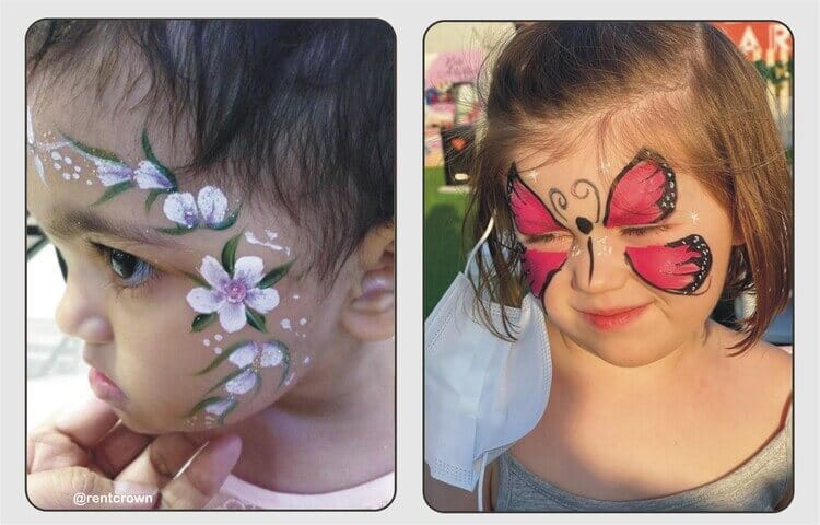 Hire Face Painter for party in Dubai | Face Painting service - Rentcrown