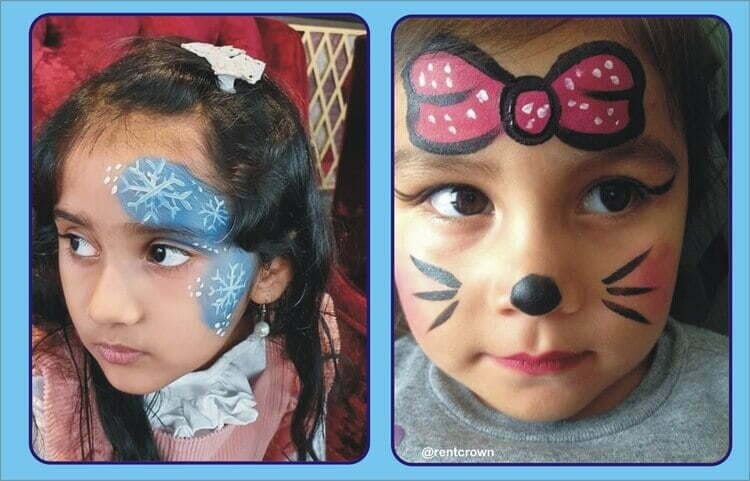 Hire Face Painter for party in Dubai | Face Painting service - Rentcrown