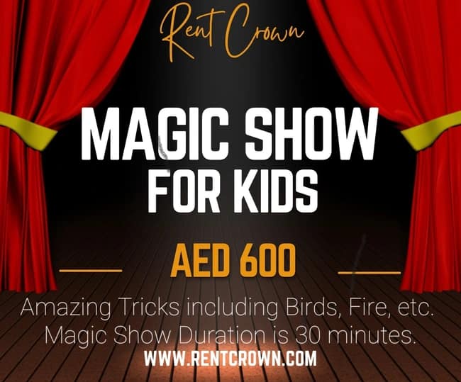 Hire Magician for birthday party in Dubai - Rentcrown